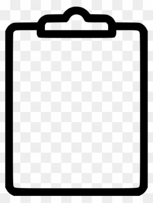 Clipboard Clipart Black And White
