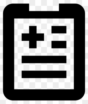 It's A Logo For A Treatment Plan With A Clipboard With - Treatment Icon ...