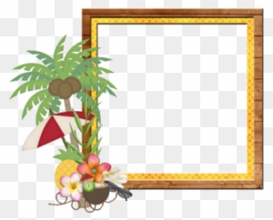 Beach Cluster Frame - Beach - Free Transparent PNG Clipart Images Download