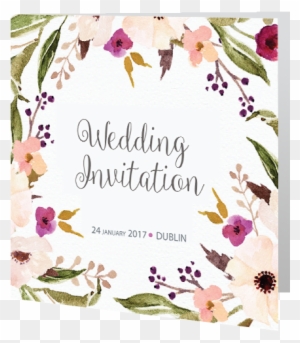 Flower Frame Watercolour 3d - Hey There Poster Print By Tara Moss ...