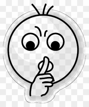 Face, Cartoon, Finger, Smiley, Mouth, Close, Sound - Pssst Smiley ...