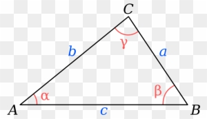 Triangle With Notations - Formule Cosinus Triangle Quelconque - Free ...