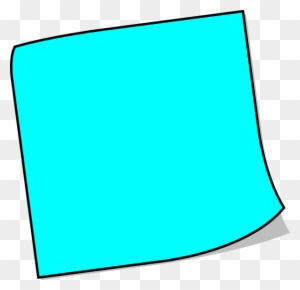 Blank Post It Clipart - Blank Sticky Note Clipart - Free Transparent ...