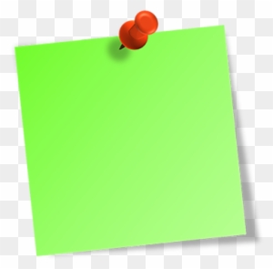 Sticky Note - Post It Verde Png - Free Transparent PNG Clipart Images ...