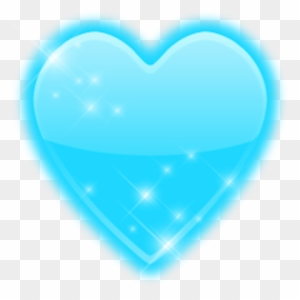 Share This Image - Sky Blue Heart Png - Free Transparent PNG Clipart ...
