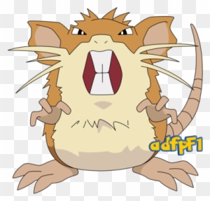 020 Raticate By Adfpf1 - Pokemon Raticate - Free Transparent PNG ...