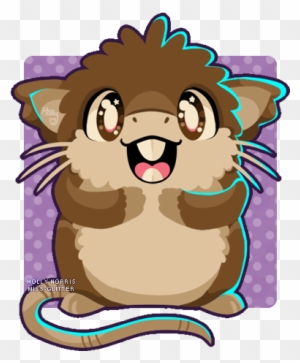 020 Raticate By Miss-glitter - Drawing - Free Transparent PNG Clipart ...