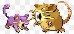 Rattata Raticate Pokemon Pokemon Gif Transparent Transparent - Gif ...