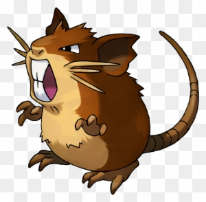 020 Raticate By Adfpf1 - Pokemon Raticate - Free Transparent PNG ...