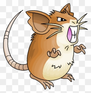 020 Raticate By Adfpf1 - Pokemon Raticate - Free Transparent PNG ...