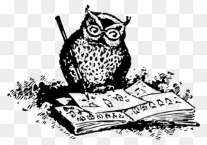 Write Writing Smart Owl Clip Art - Writing Center Clip Art - Free ...
