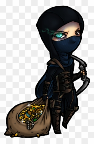 Master Thief By Tsukuyomaru - Chibi Thief - Free Transparent PNG ...