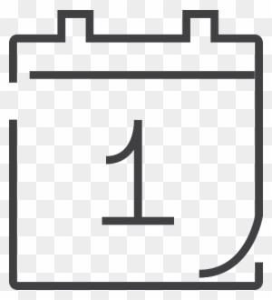 Calendar Of Events - Calendar Minimal Icon - Free Transparent PNG ...