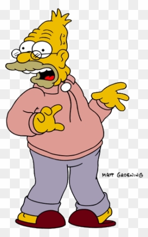 Simpsons Grandpa, Transparent PNG Clipart Images Free Download - ClipartMax
