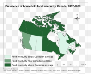 Prevalence Of Household Food Insecurity, Canada, 2007-2008 - Amscan Red ...