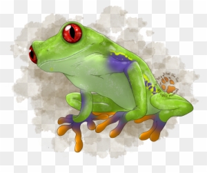 Green Tree Frog By Artbywhatthefox - American Green Tree Frog - Free ...