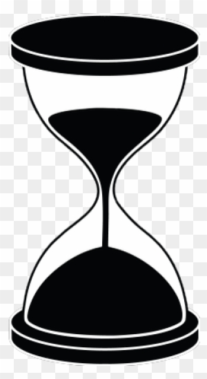 Broken Hourglass Drawing - Hour Glass Black And White - Free ...