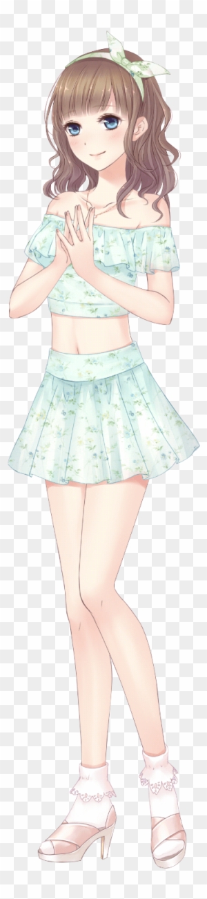Anime Girl In A Prom Dress