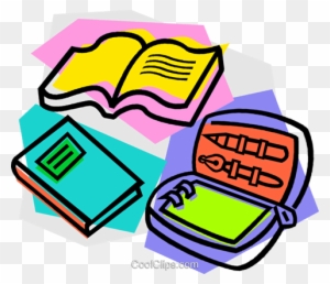 School Project, Workbooks Royalty Free Vector Clip - Workbooks Clip Art ...