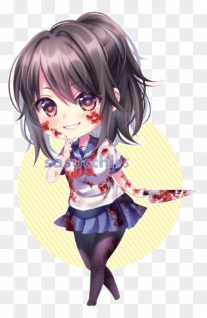 Ayano Aishi - Yandere Simulator Ayano Chibi - Free Transparent PNG ...