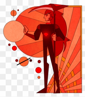 Cherry Diamond Mural - Steven Universe Red Diamond Mural - Free ...