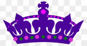 Queen Crown Blue Clip Art At Clker - Corona Queen Vector - Free ...