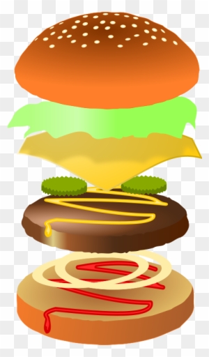 Hamburger Layers - Build Your Own Hamburger - Free Transparent PNG ...