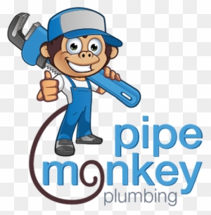 Pipe Monkey Plumbing - Monkey Plumber - Free Transparent PNG Clipart ...