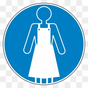 Apron, Safety, Blue, Sign, Symbol, Icon - Apron Symbol - Free ...