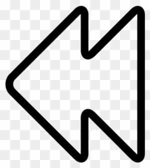 Double Arrow Outline Vector - Double Arrow - Free Transparent PNG ...