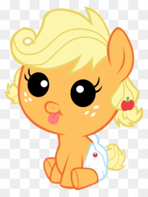 Baby Applejack Vector By Superelectrogir - Mlp Baby Apple Jack - Free ...