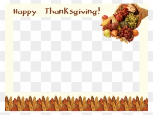 Thanksgiving Day Frame - Vector Fall Leaf Border - Free Transparent PNG ...