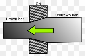 File - Bar Drawing - Svg - Metal Drawing Process - Free Transparent PNG ...