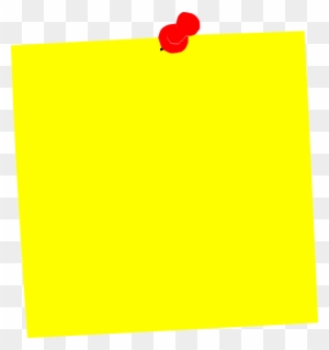 Yellow Post It Clipart Png - Free Transparent PNG Clipart Images Download