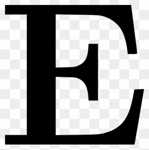 Blue Alphabet Letter E Clip Art - Capital Letter E Clipart - Free Transparent PNG Clipart Images ...