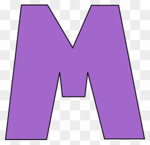 Purple Letter M Clip Art - Letter M Clipart Free - Free Transparent PNG ...