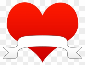 Ribbon Heart Cliparts 9, - Gif Heart Outline - Free Transparent PNG ...