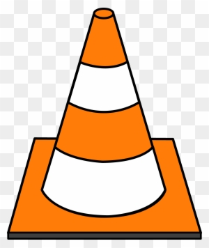 Striped Traffic Cone - Construction Clipart - Free Transparent PNG ...
