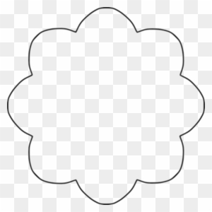 Flower 8 Scallop Circle Background - Scalable Vector Graphics - Free ...