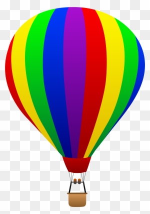 Rainbow - Hot Air Balloon Clipart - Free Transparent PNG Clipart Images ...