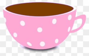Pink Tea Cup Clip Art At Clker - Pink Tea Cup Png - Free Transparent ...