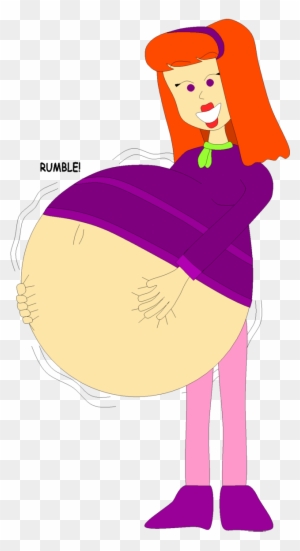 [gif] Daphne Pats Her Big Belly By Angry-signs On Deviantart - Pregnant ...