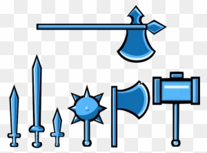 Simple Ice Weapons Pack (download) By Daemoniken - Ice Weapons ...