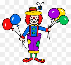 Clown Clip Art - Clown With Balloons Clipart - Free Transparent PNG ...