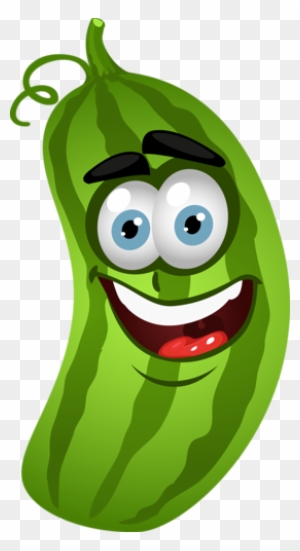 Légumes Rigolos - Pastèque - Vegetables With Face Clipart - Free ...