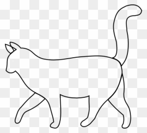 Cat Clipart Outline, Transparent PNG Clipart Images Free Download ...