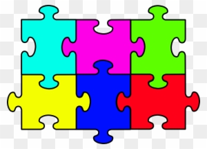 Jigsaw Puzzle Clipart - 6 Puzzle Pieces Clip Art - Free Transparent PNG ...
