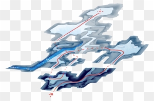 Frost Cavern 3d Map By Brumbyofsteel - Slope - Free Transparent PNG ...