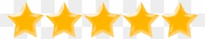 Five Stars - 5 Star Review Png - Free Transparent PNG Clipart Images ...
