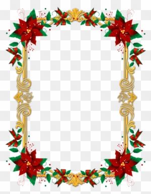 Holiday Transparent Frame - Christmas Border Clipart Png - Free ...